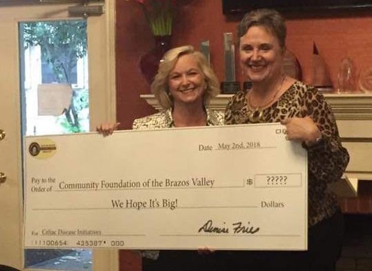 Community Foundation Of The Brazos Valley Receives A Check From The ...