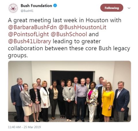 Transition Of What Is Now Called The George And Barbara Bush Foundation ...