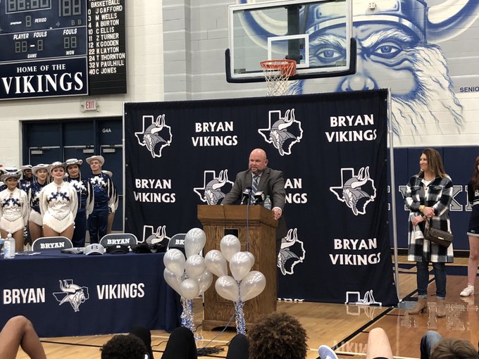Bryan High Welcomes Tullos as Vikings New Football Coach - WTAW ...