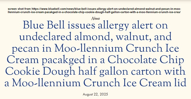 Blue Bell Ice Cream Recall - WTAW | 1620AM & 94.5FM