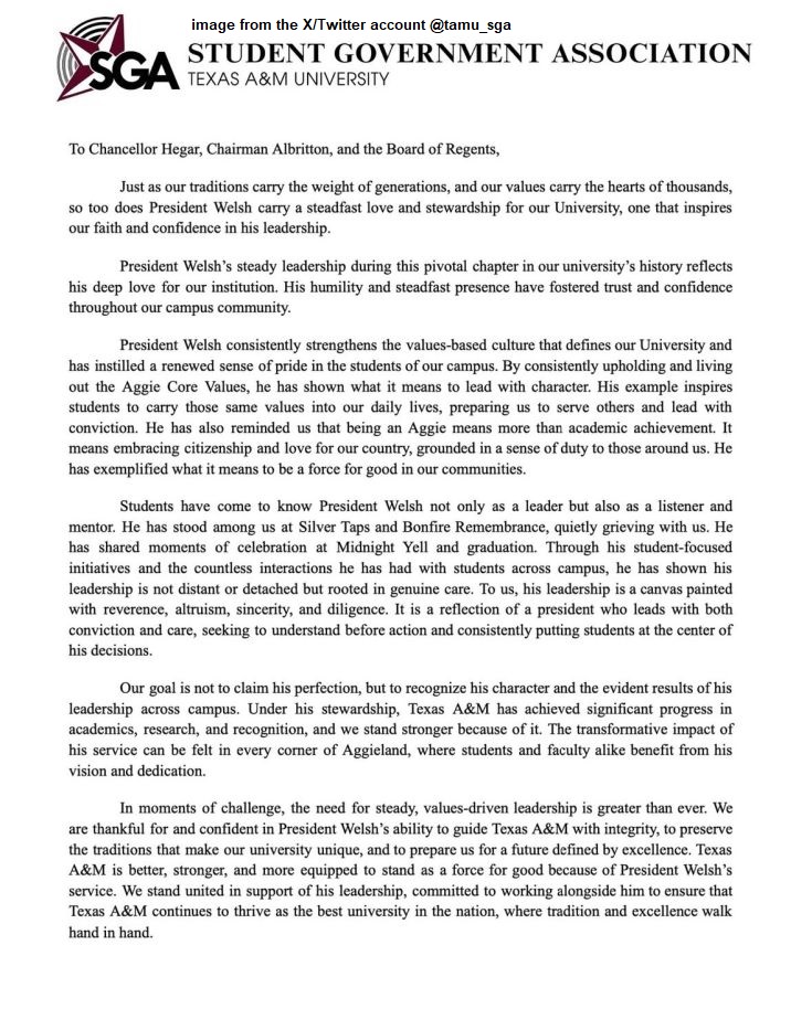 Texas A&M's President Resigns After A Special Meeting Of The Board Of ...