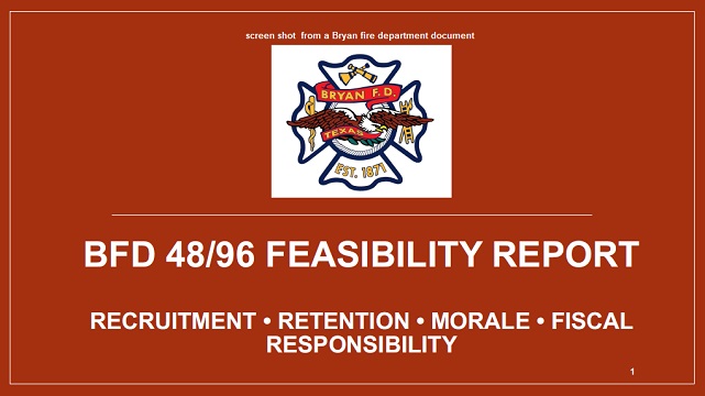Bryan City Council Is Asked To Change The Bryan Fire Department's ...