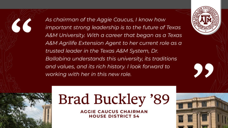 Reaction To Susan Ballabina Being Named Sole Finalist For Texas A&M ...